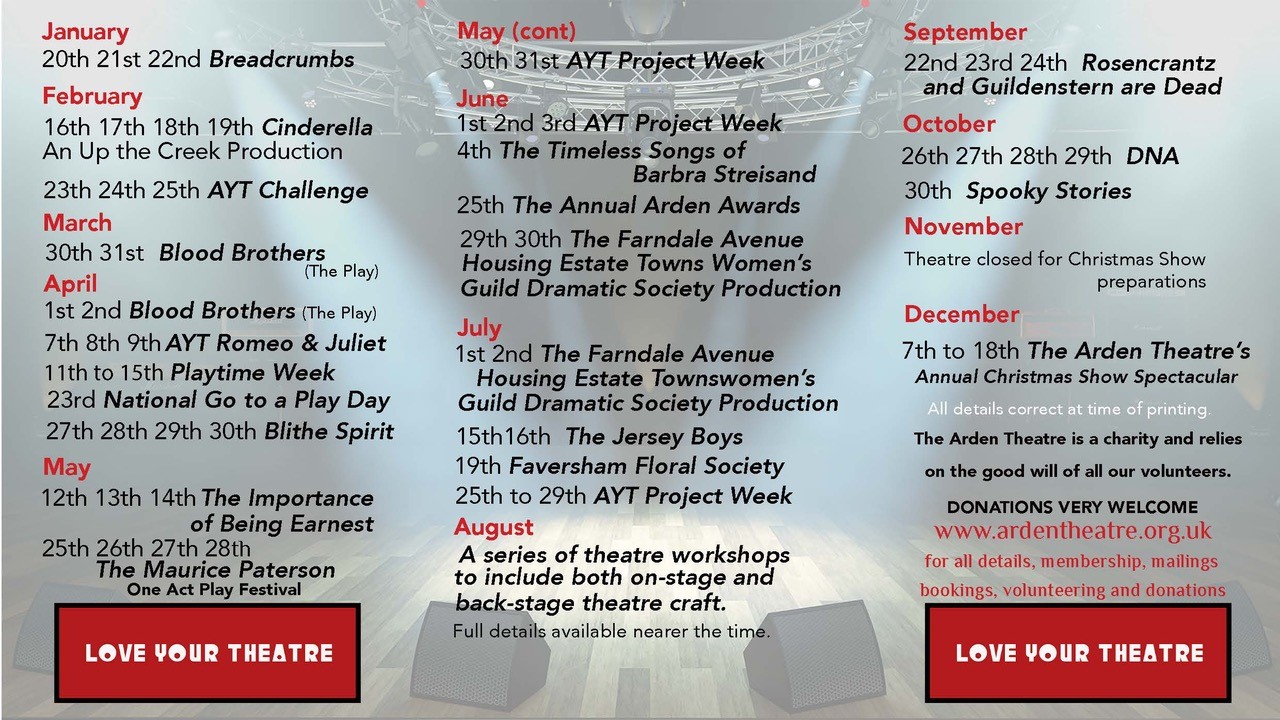 Visit the Arden Theatre in Faversham | Things to Do in Swale - Visit Swale